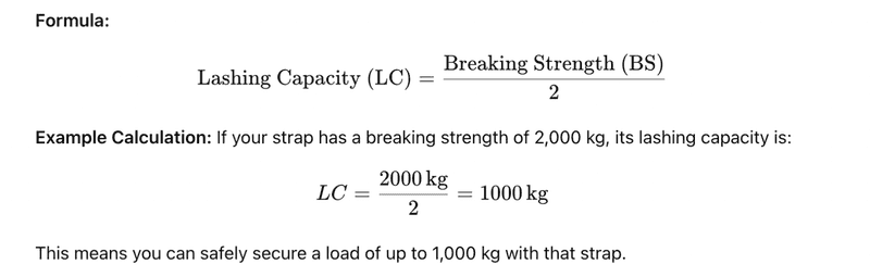 How to Calculate Lashing Strap Strength: A Complete Guide - Lashinglift ...